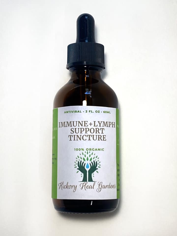 Immune + Lymph Support Tincture » AntiVirals » Hickory Heal Farm