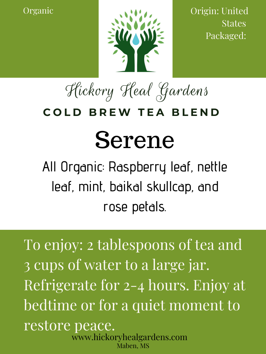 Serene Herbal Tea » Hickory Heal Farm